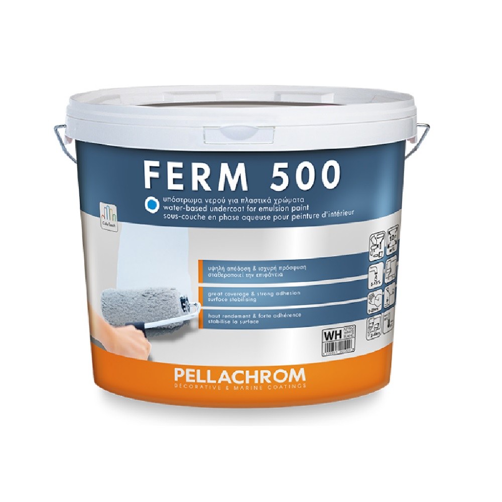 ΑΣΤΑΡΙ ΝΕΡΟΥ ΔΙΑΦΑΝΟ FERM-500 PRIMER 3Lt PELLACHROM – Kando Τεχνικό ...